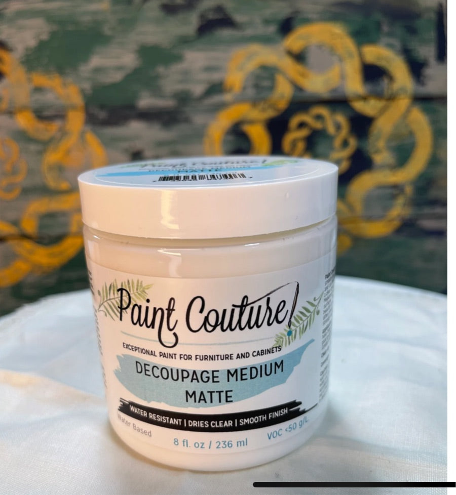 Decoupage Medium Matte - Paint Couture - 8 oz. – Signature Finishes